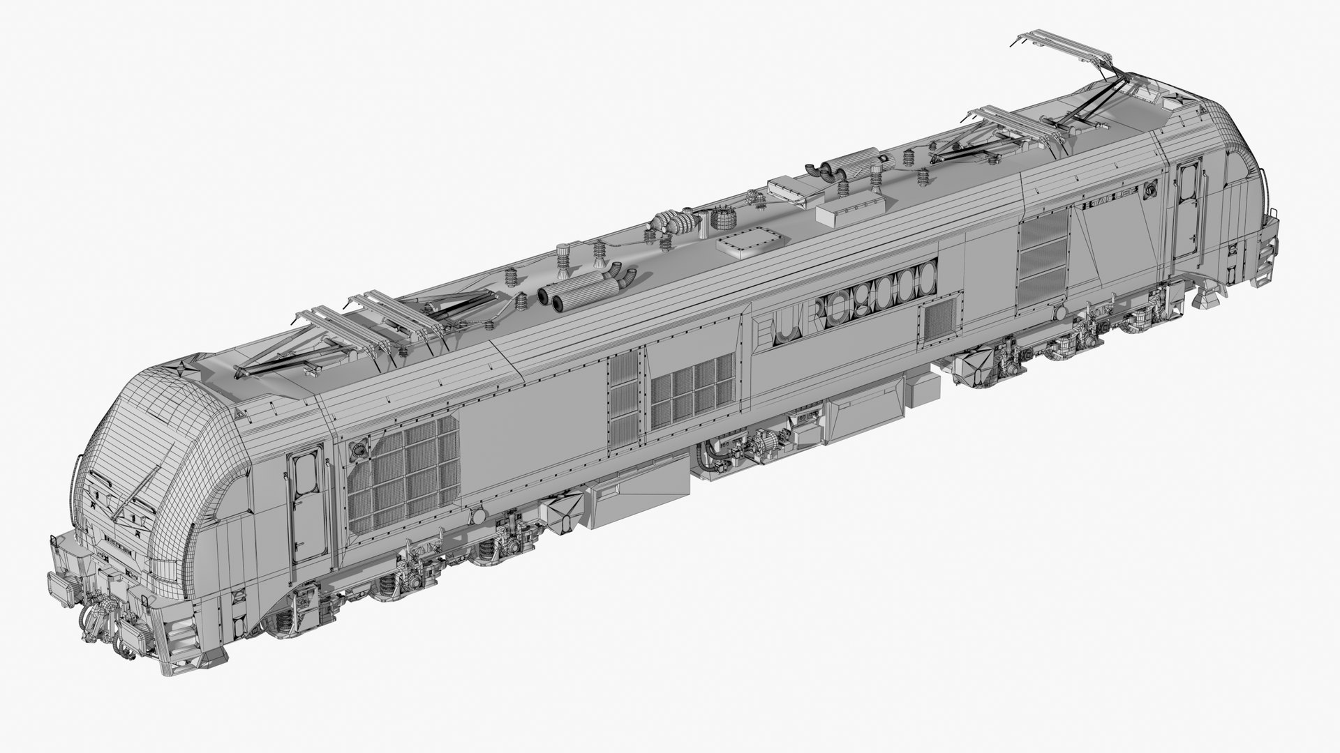 3D Stadler Euro 9000 Hybrid Multi-system Locomotive Model - TurboSquid 2167840