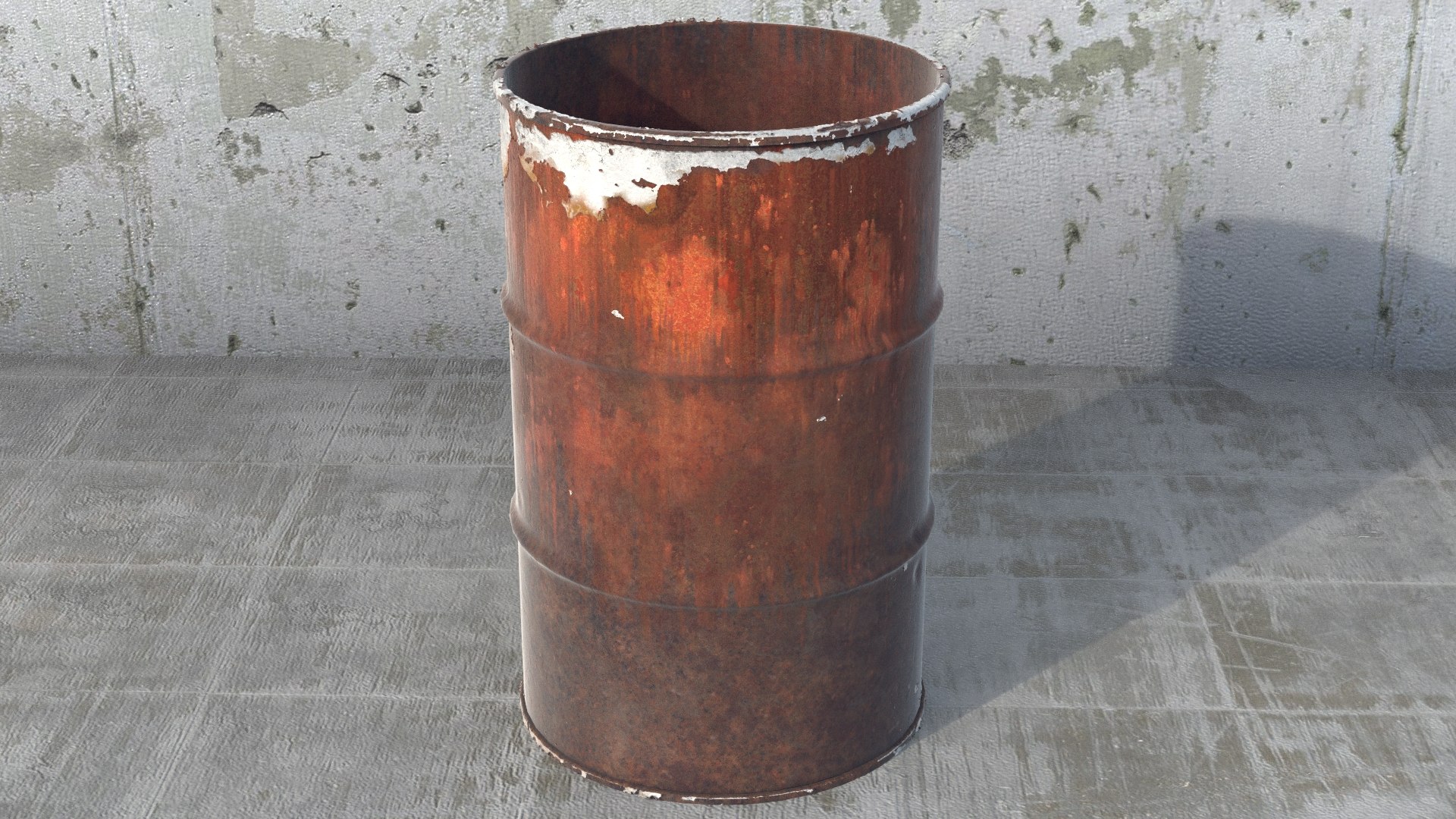 Oil Drum Rusted HD 3D - TurboSquid 1881058