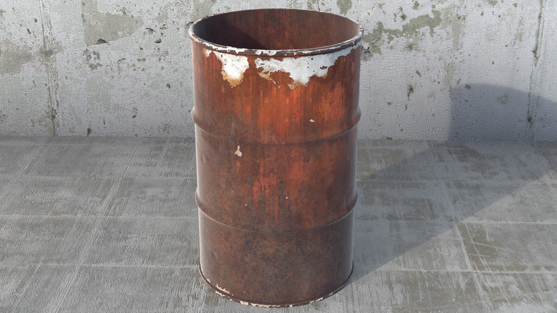 Oil Drum Rusted HD 3D - TurboSquid 1881058