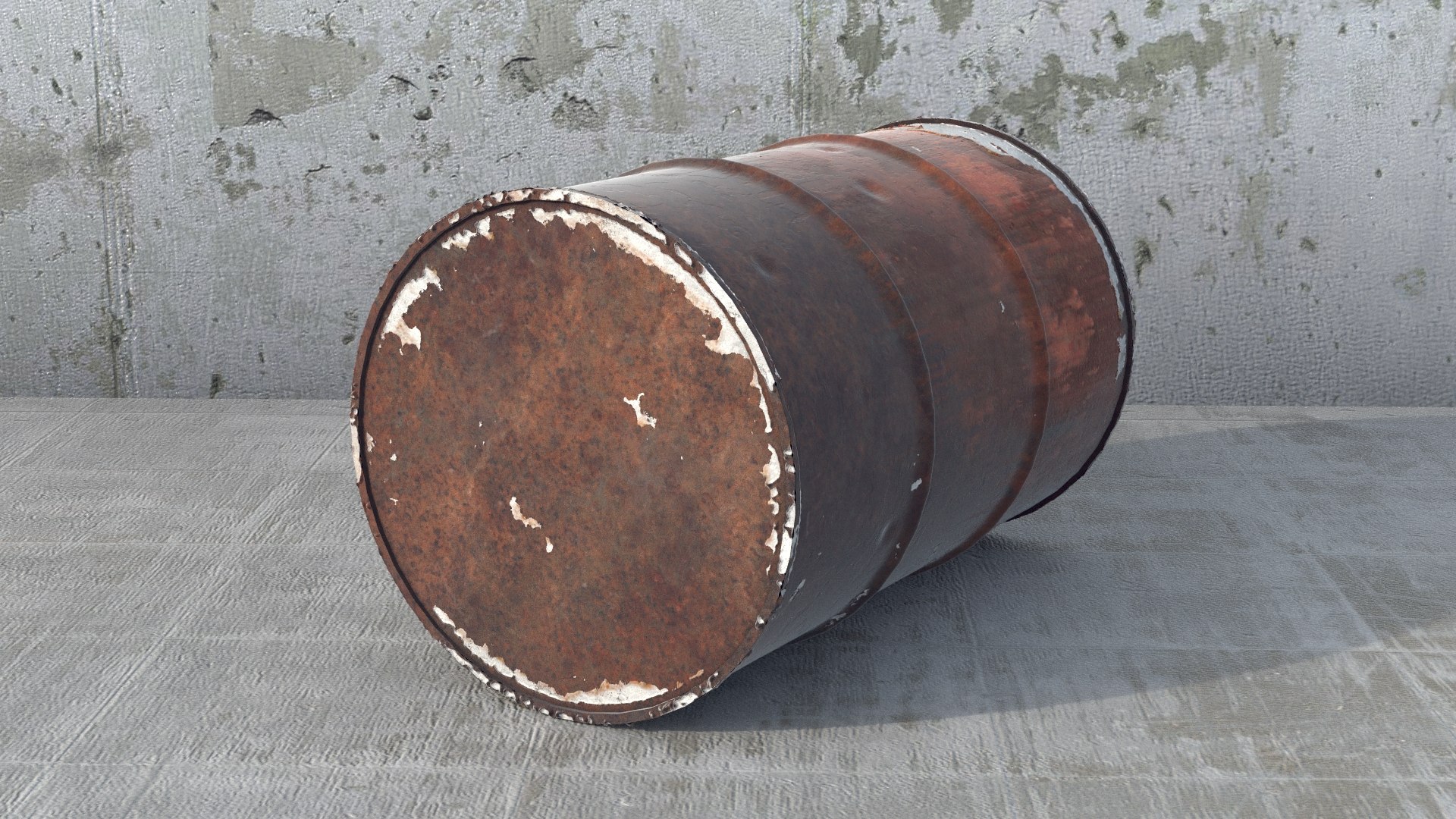 Oil Drum Rusted HD 3D - TurboSquid 1881058