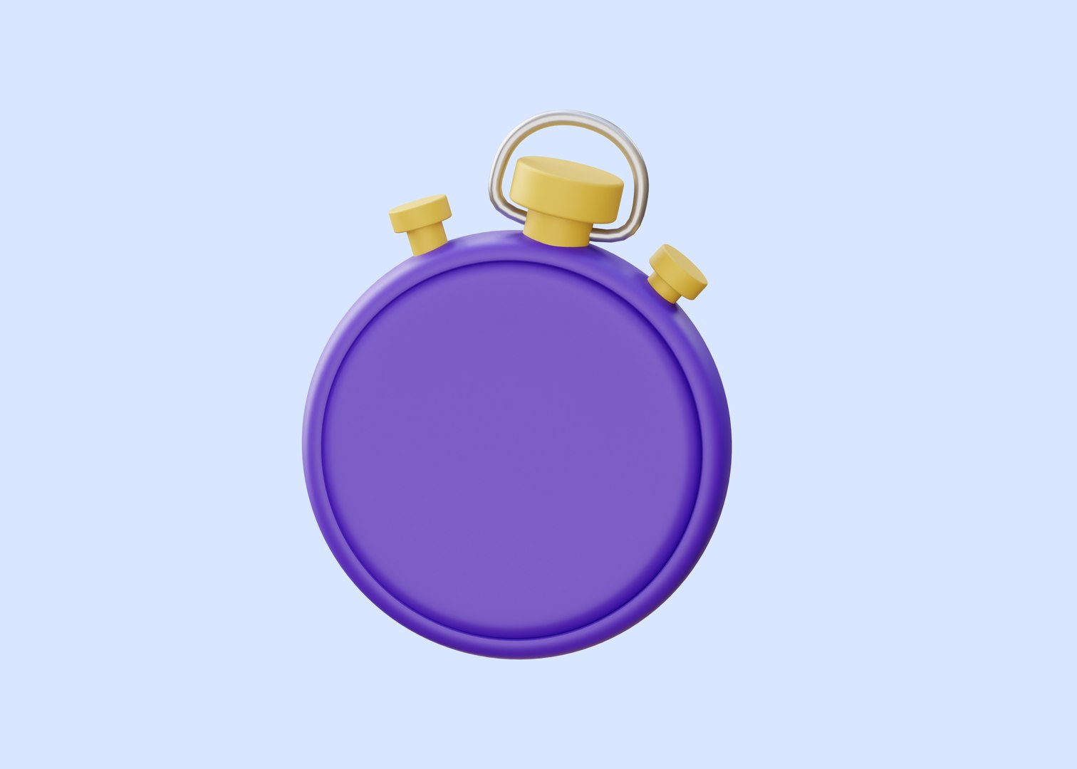 Stop Watch 3D Illustration Model - TurboSquid 2230177