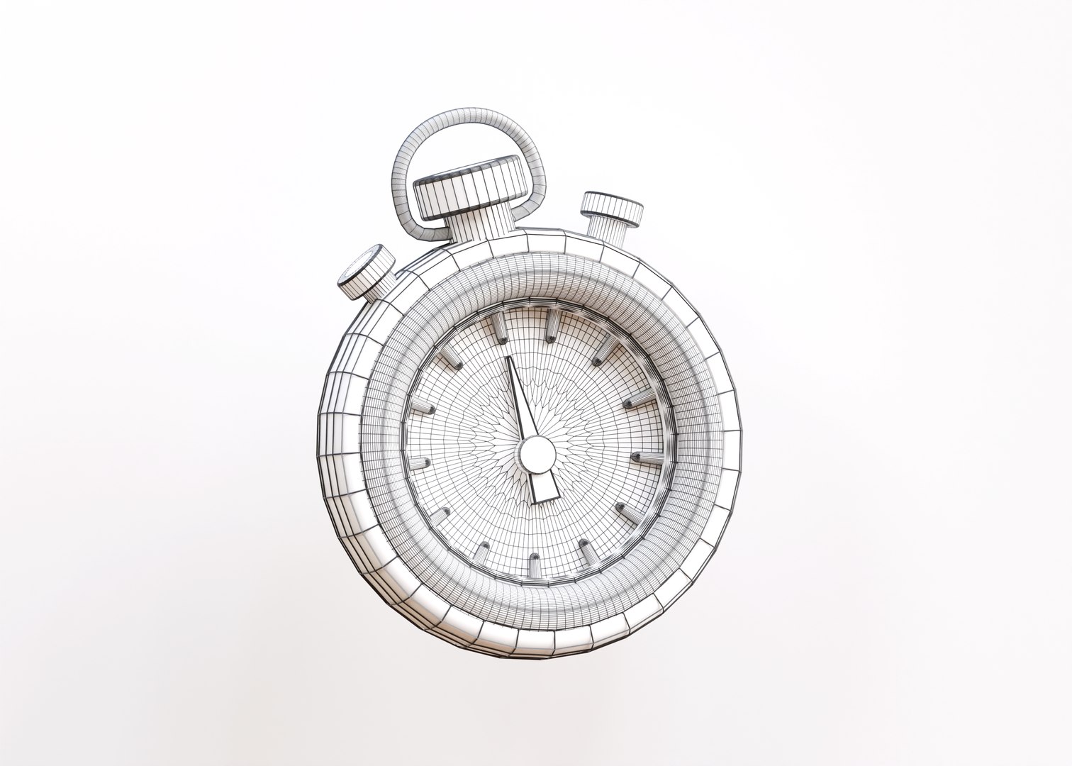 Stop Watch 3D Illustration Model - TurboSquid 2230177