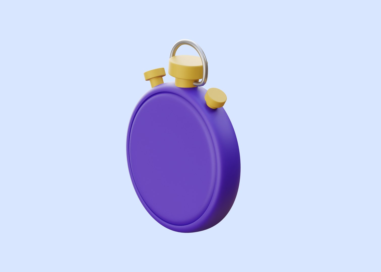 Stop Watch 3D Illustration Model - TurboSquid 2230177