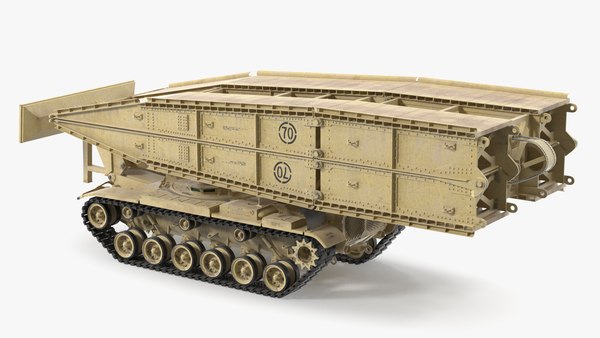 装甲車両発射橋 AVLB M60A1 装備済み3Dモデル - TurboSquid 2022714