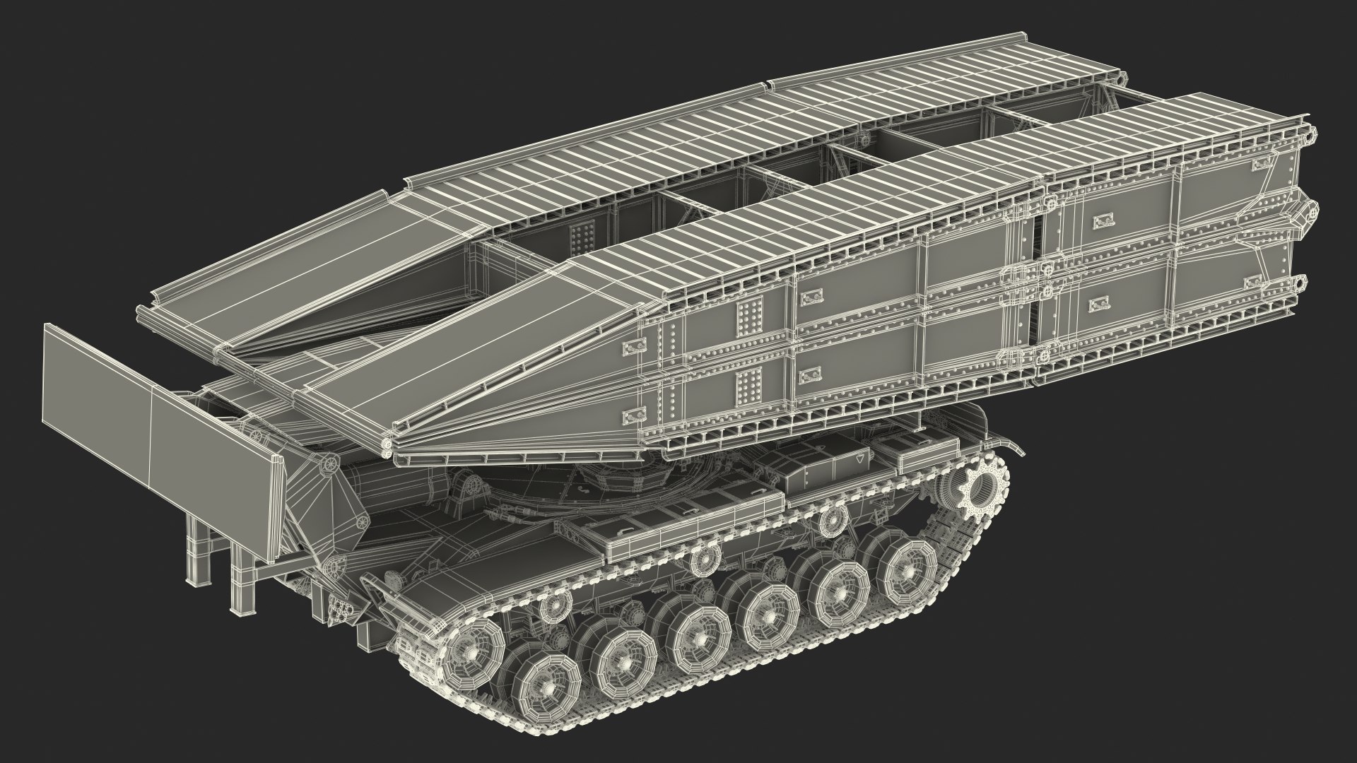 Armored Vehicle Launched Bridge AVLB M60A1 Rigged 3D Model - TurboSquid ...