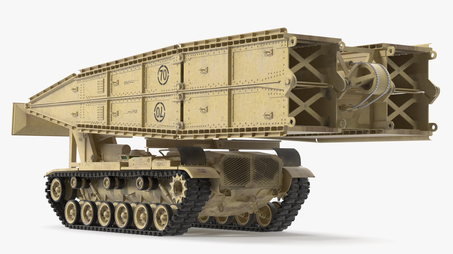 Armored Vehicle Launched Bridge AVLB M60A1 Rigged 3D model - TurboSquid ...
