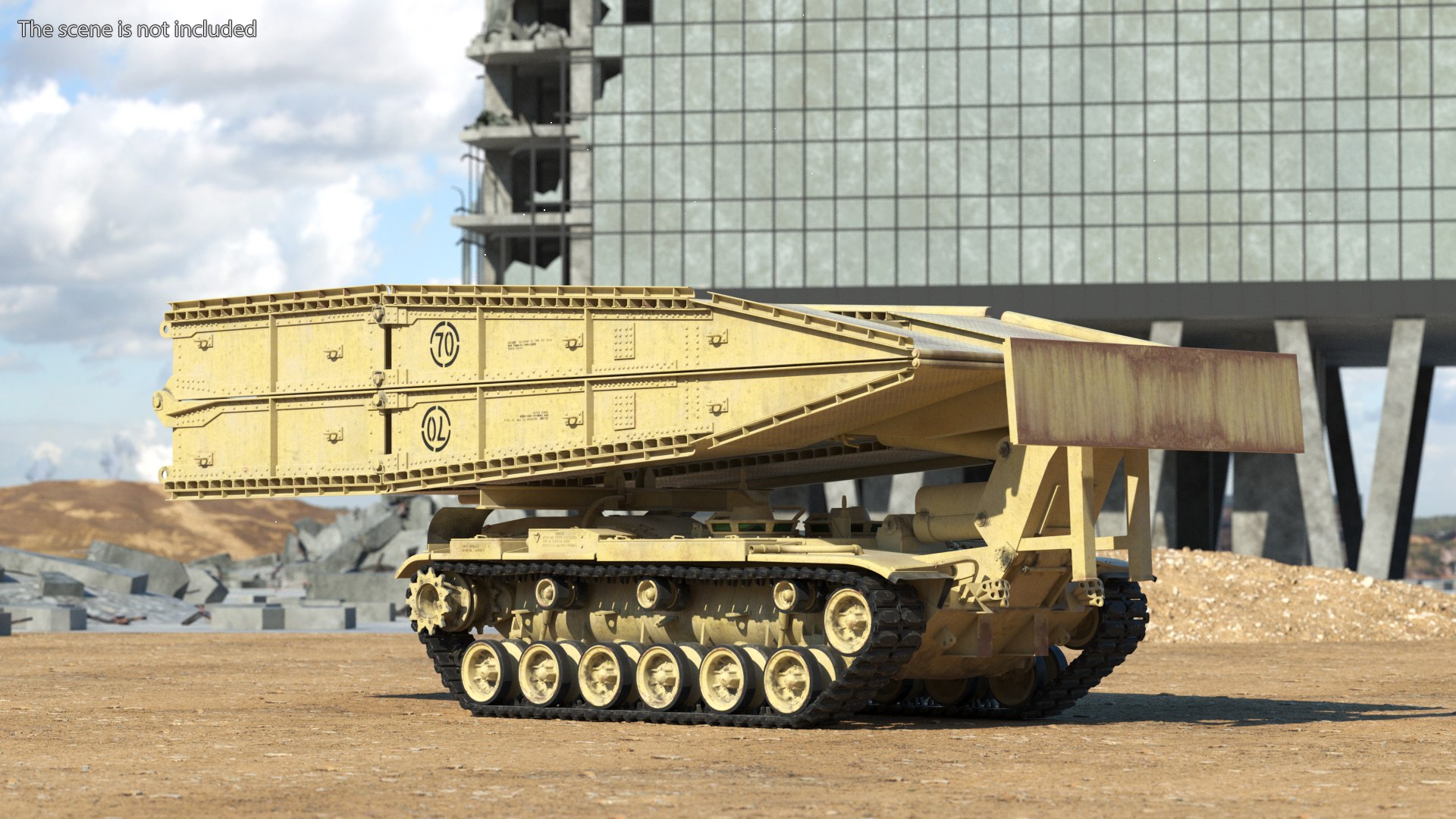 Armored Vehicle Launched Bridge AVLB M60A1 Rigged 3D model - TurboSquid ...