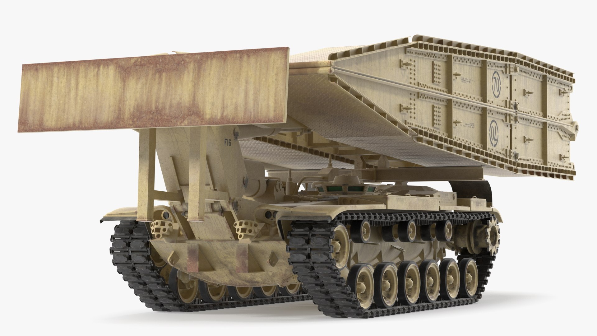 Armored Vehicle Launched Bridge AVLB M60A1 Rigged 3D model - TurboSquid ...