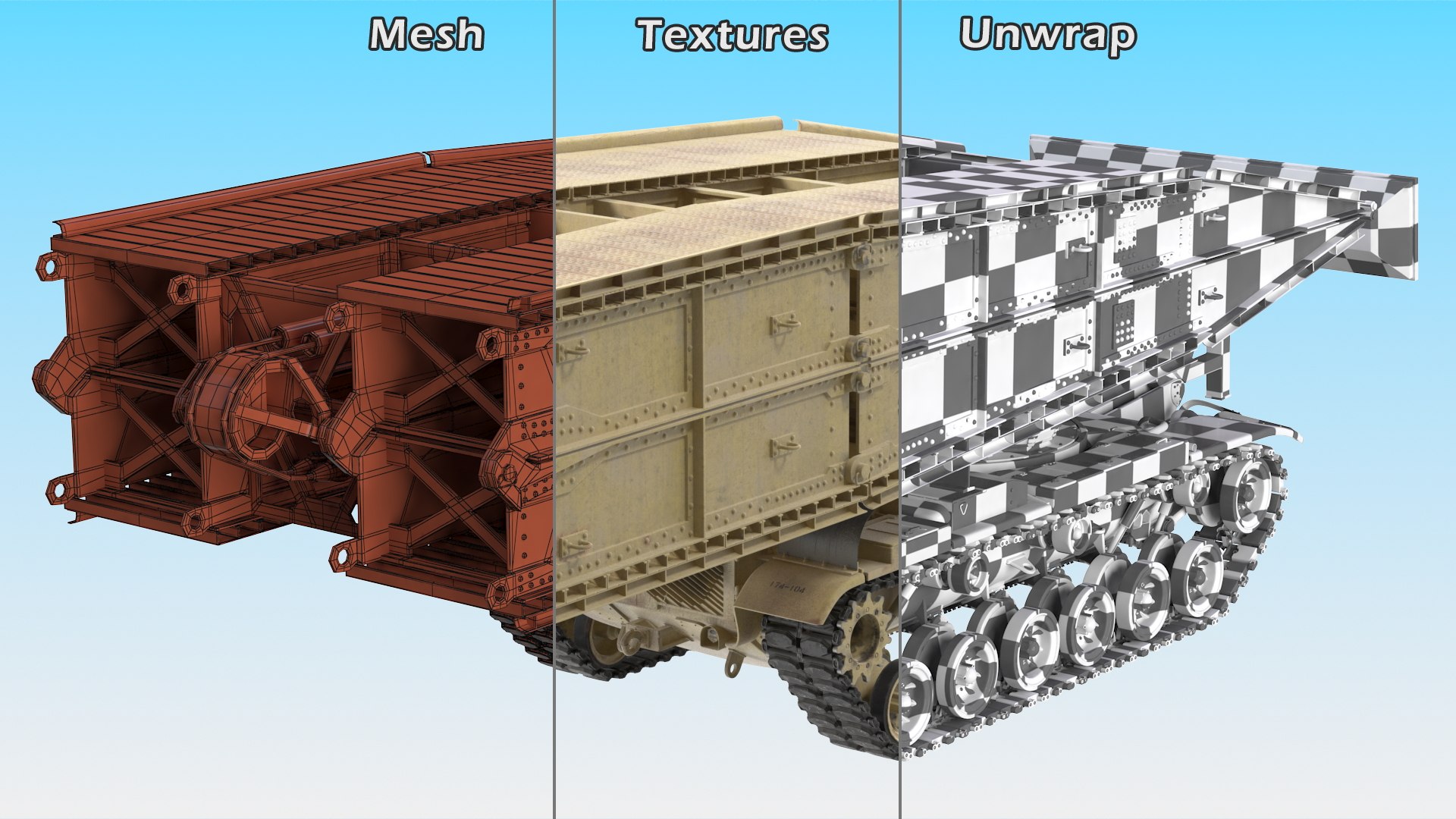 Armored Vehicle Launched Bridge AVLB M60A1 Rigged 3D Model - TurboSquid ...