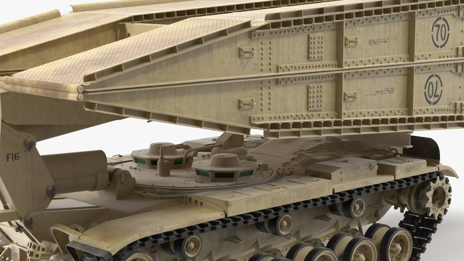 Armored Vehicle Launched Bridge AVLB M60A1 Rigged 3D model - TurboSquid ...