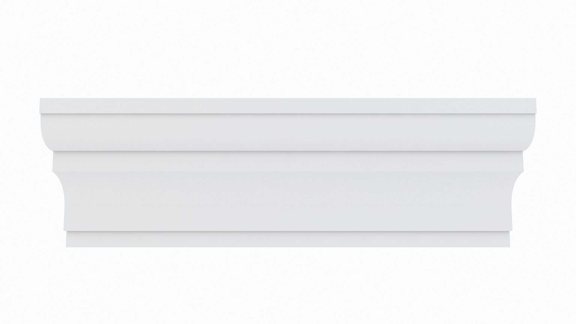 Cornice 131 Straight 3D - TurboSquid 2027272