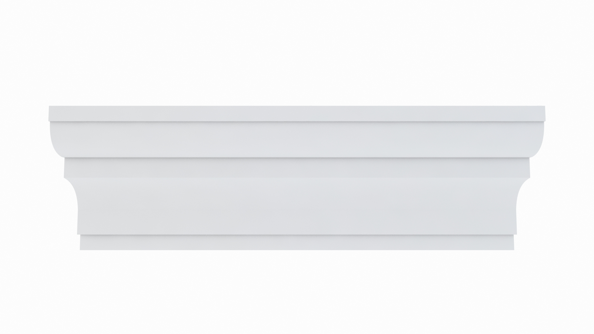 Cornice 131 Straight 3D - TurboSquid 2027272