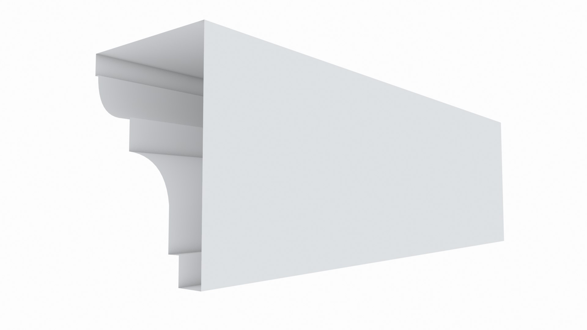 Cornice 131 Straight 3D - TurboSquid 2027272