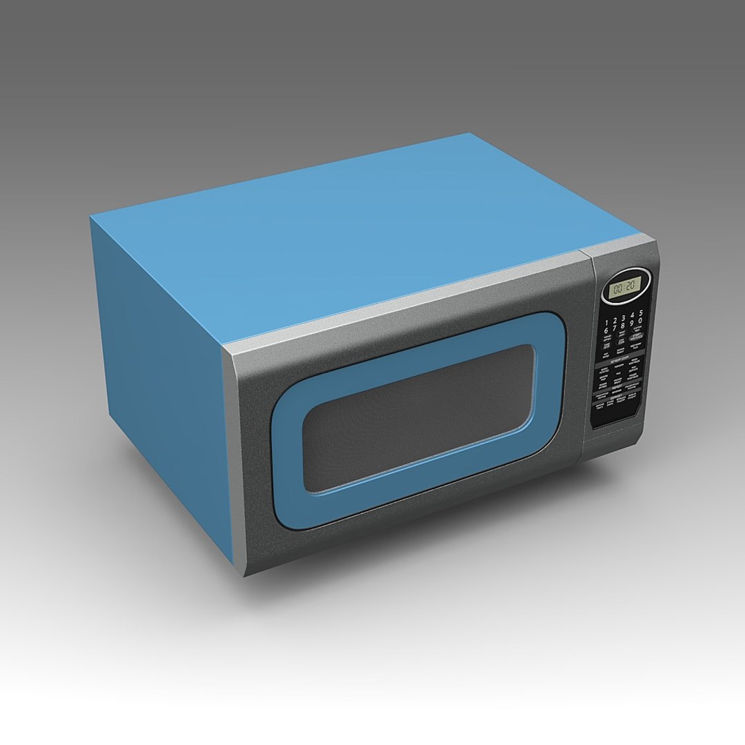 Big Chill Microwave Oven 3d Fbx