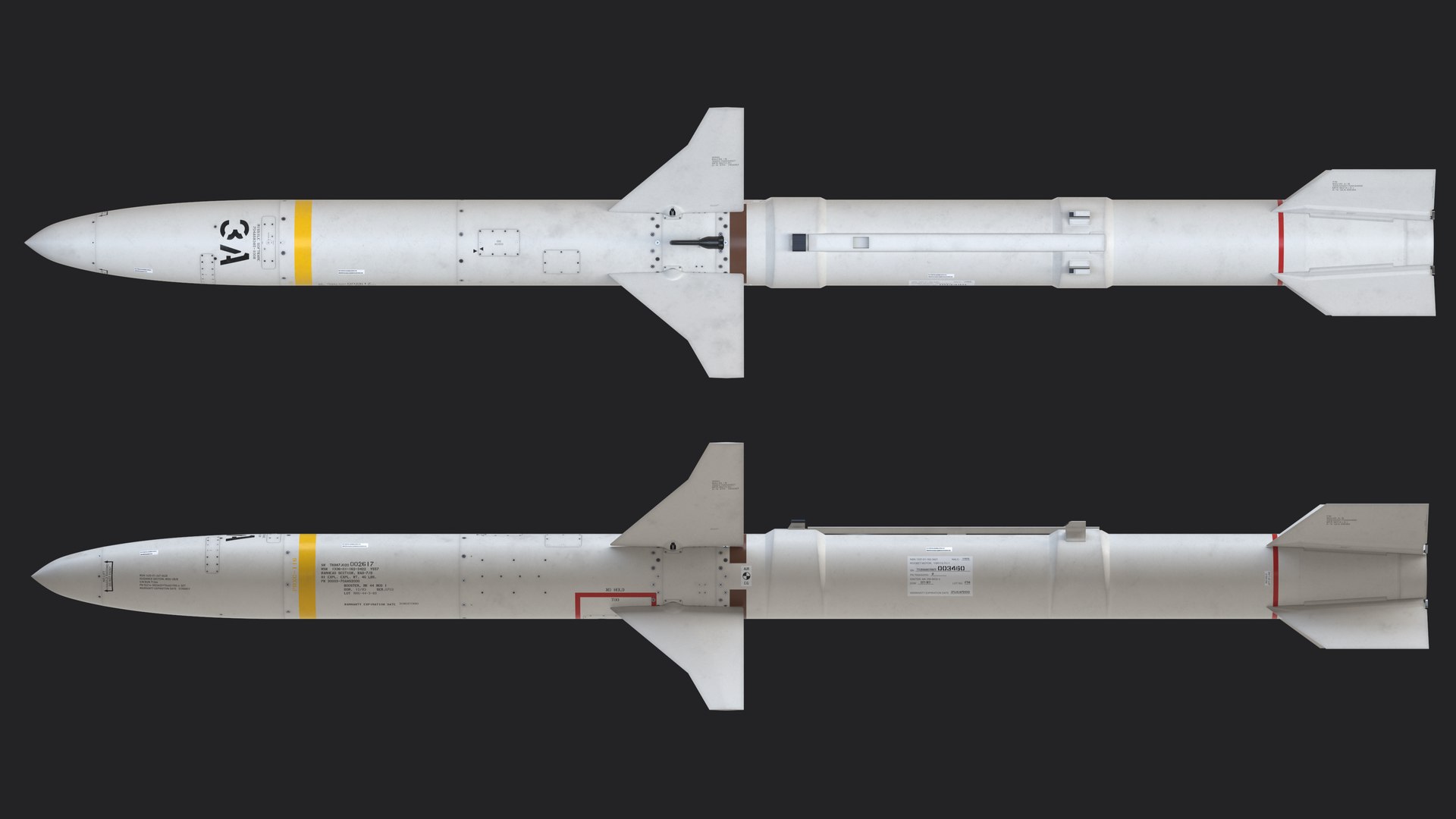 AGM-88 Harm 3D Model - TurboSquid 1989976