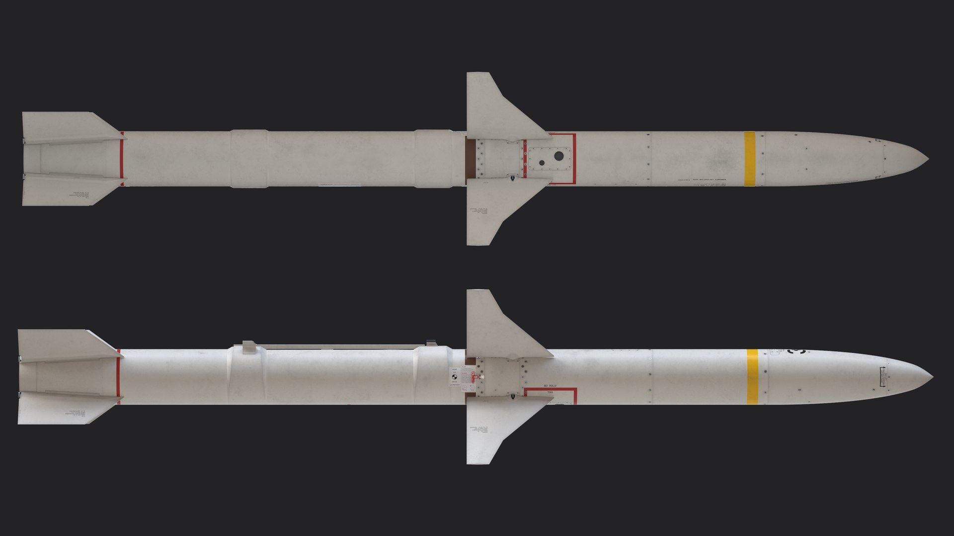 AGM-88 Harm 3D Model - TurboSquid 1989976