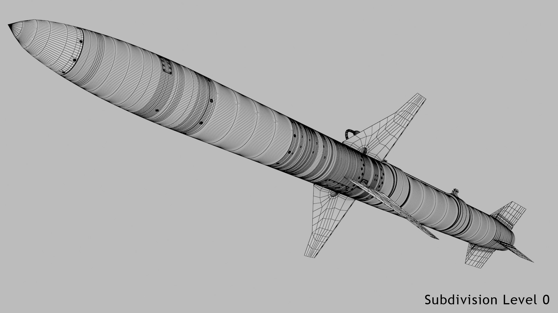 AGM-88 Harm 3D Model - TurboSquid 1989976