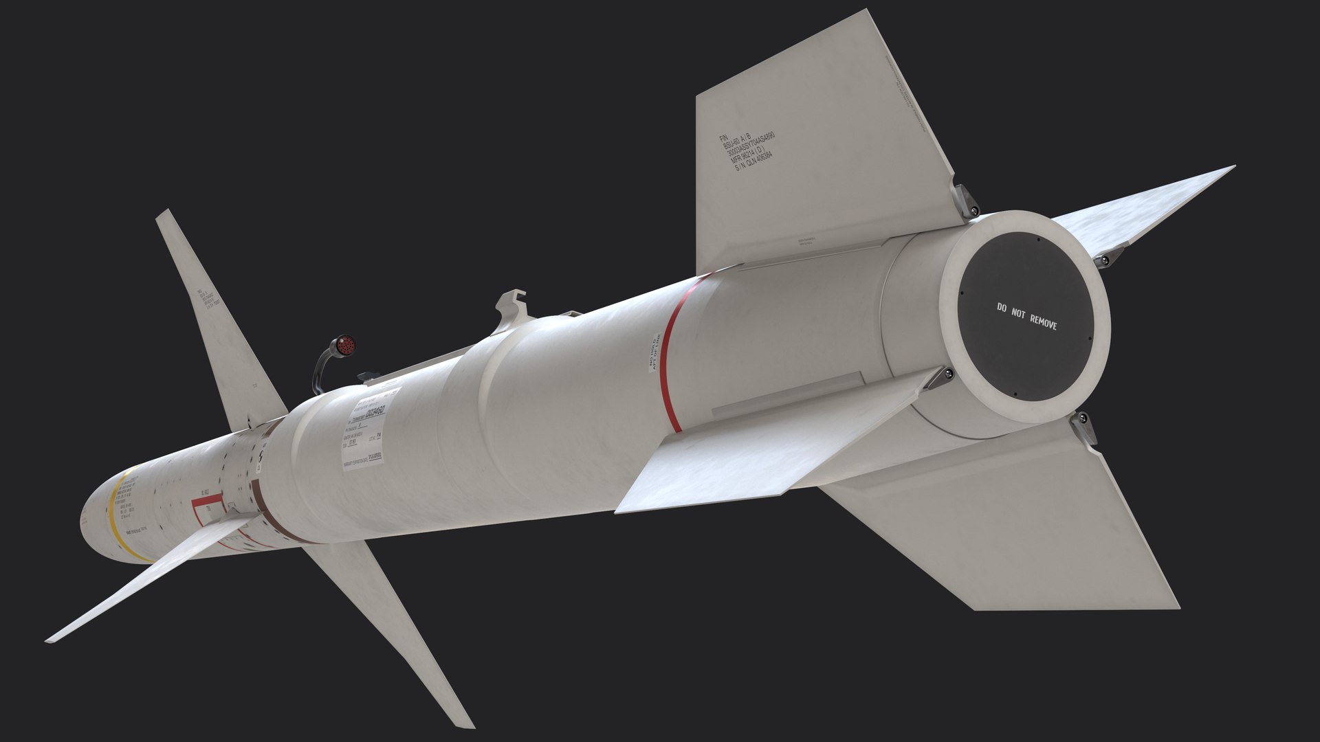 AGM-88 Harm 3D Model - TurboSquid 1989976