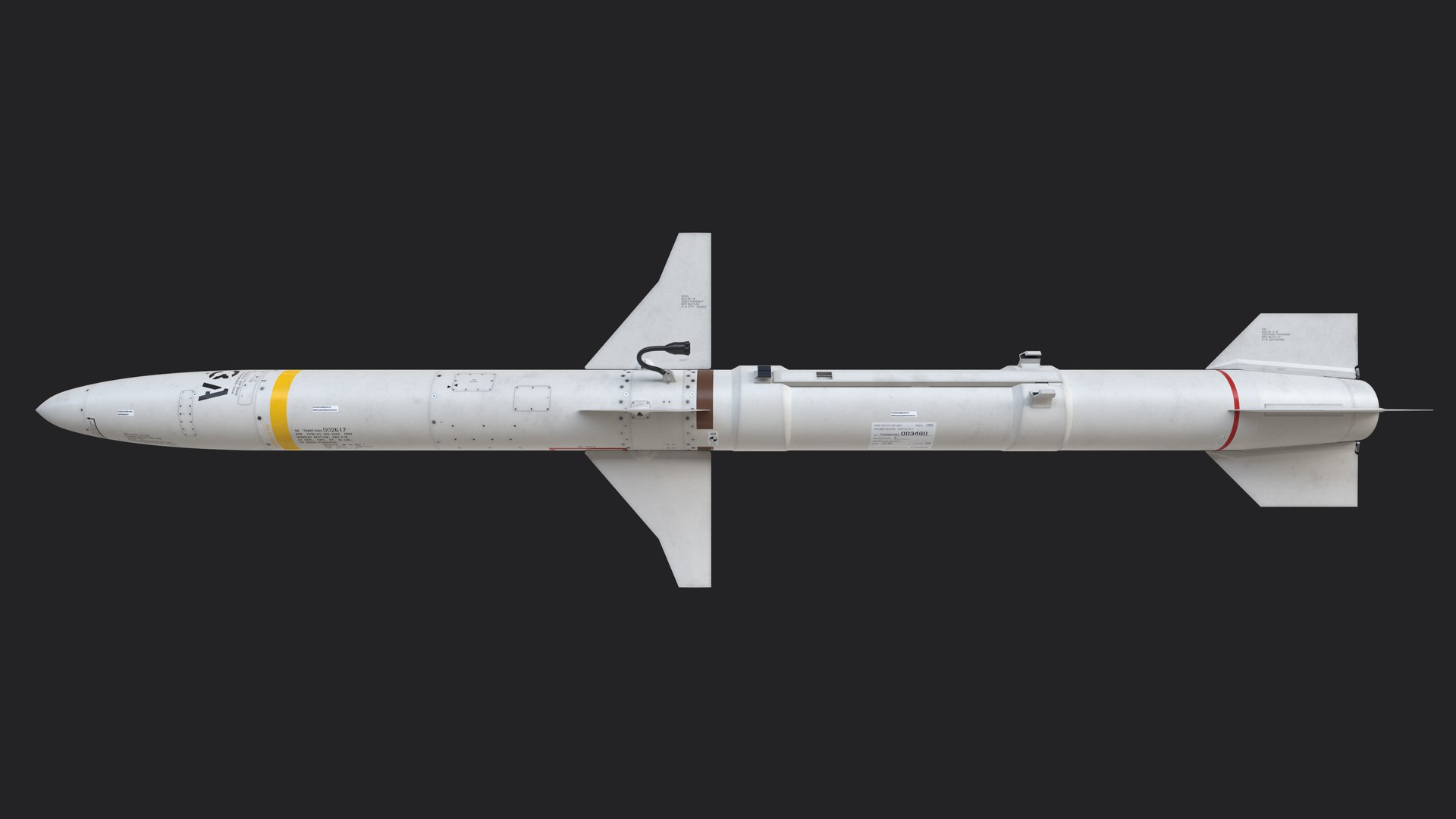 AGM-88 Harm 3D Model - TurboSquid 1989976