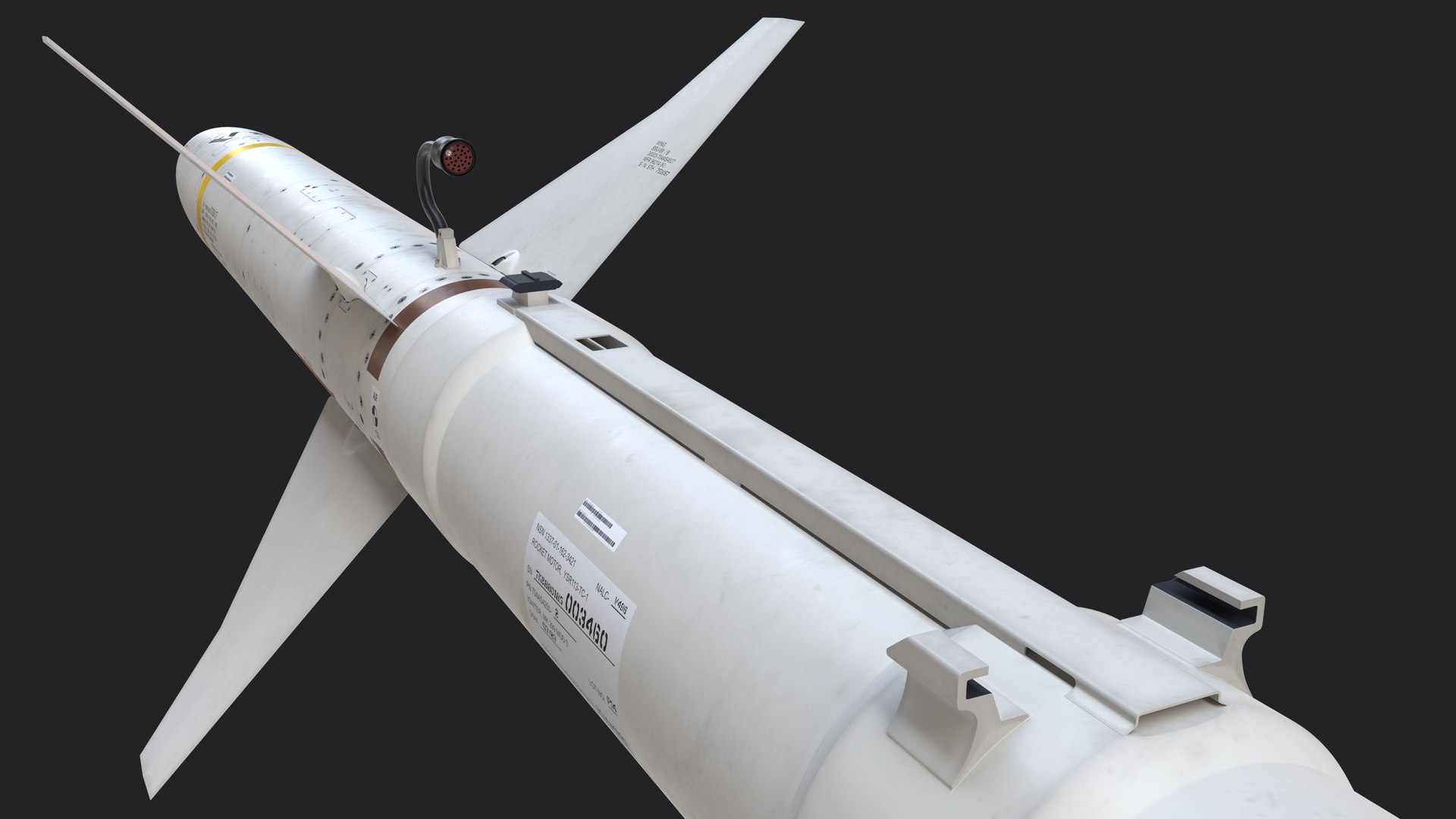 AGM-88 Harm 3D Model - TurboSquid 1989976