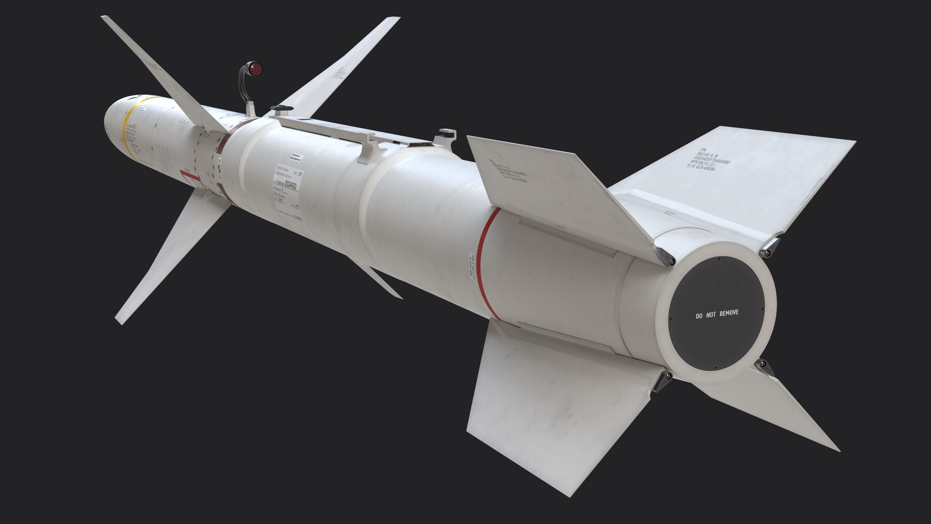 AGM-88 Harm 3D Model - TurboSquid 1989976