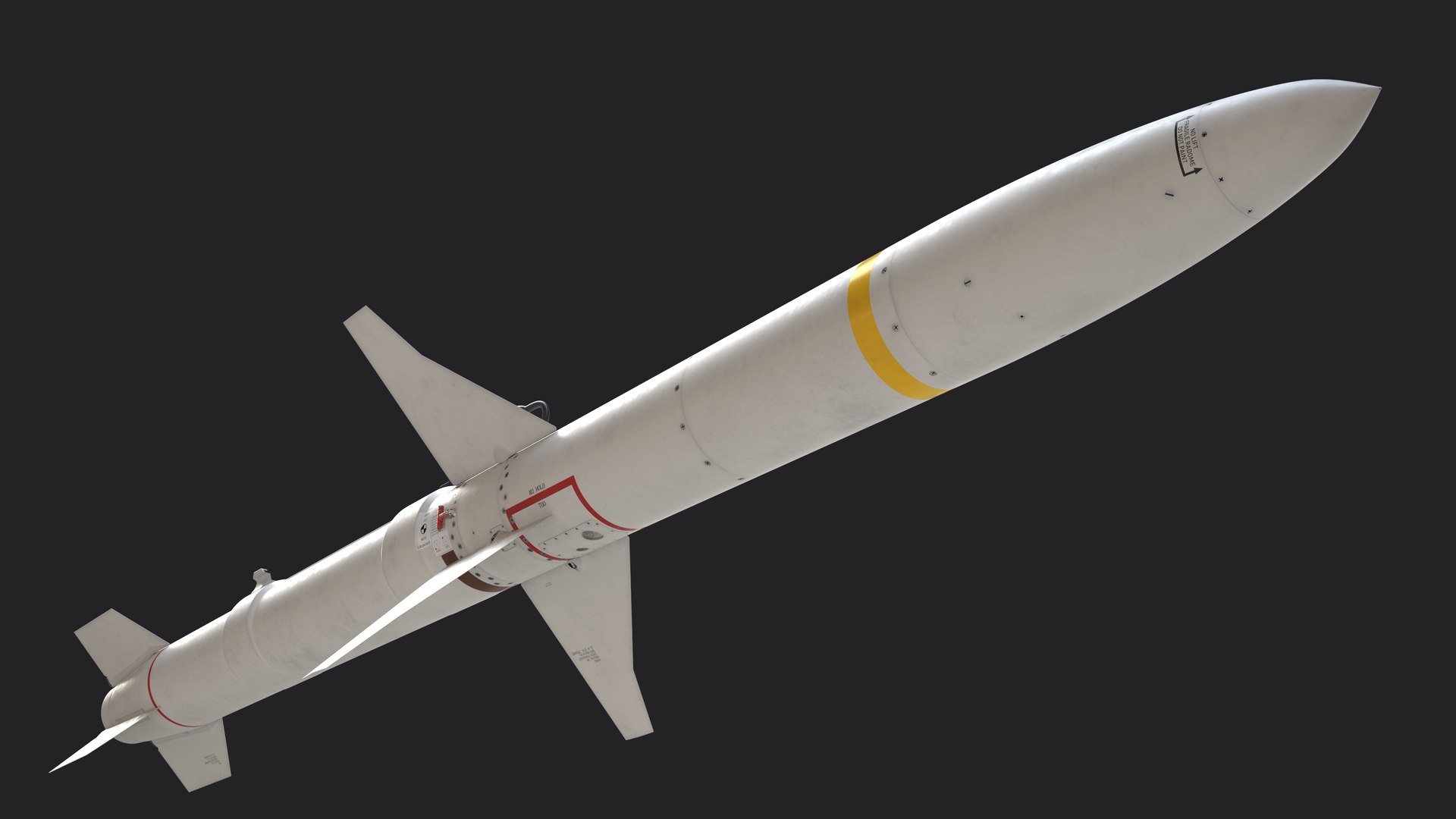 AGM-88 Harm 3D Model - TurboSquid 1989976