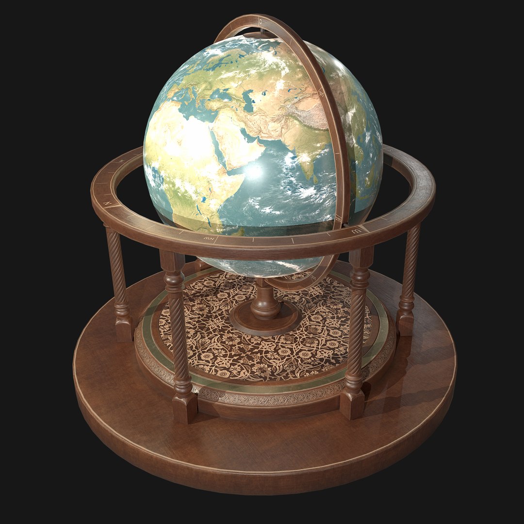 Globe 3D Model - TurboSquid 1384830