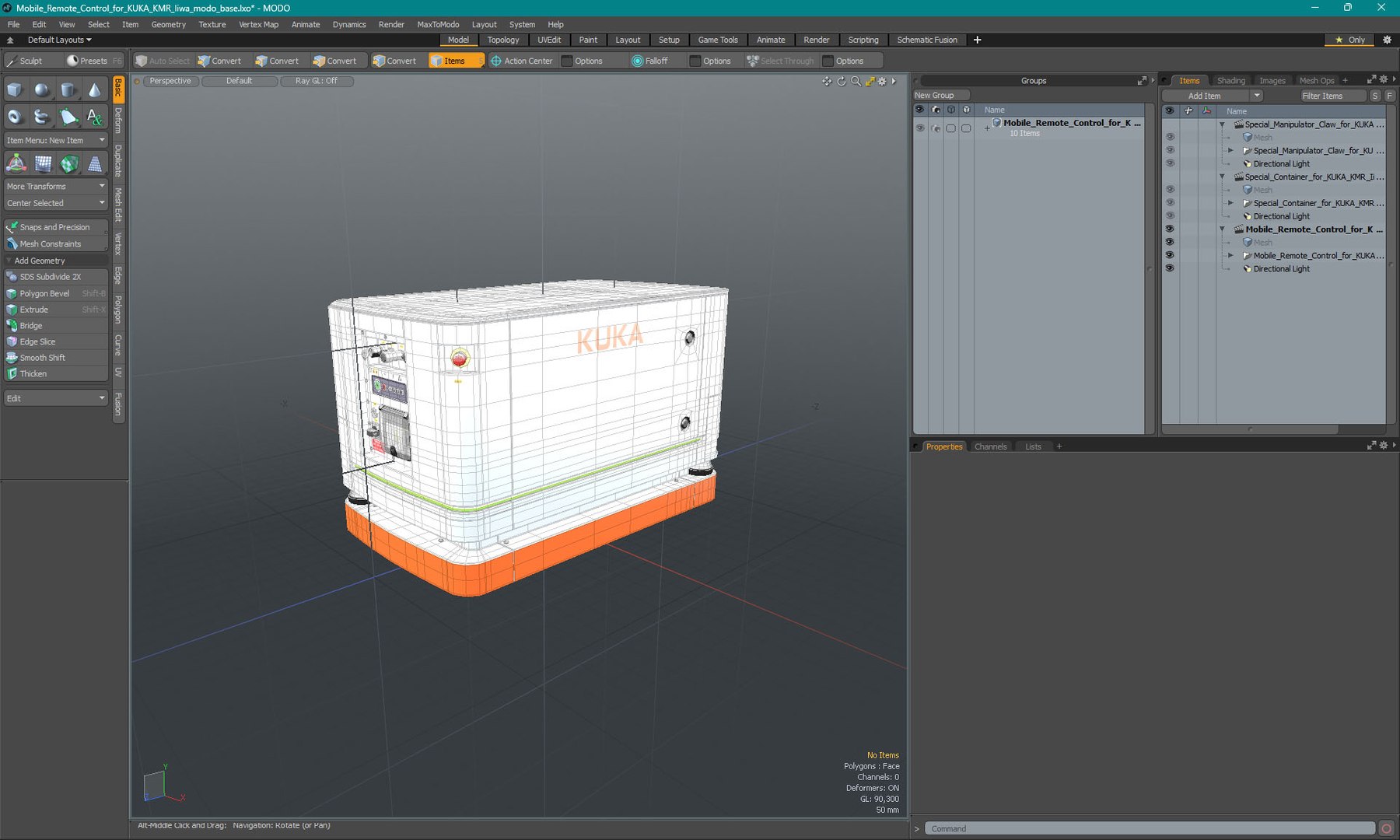 Mobile Remote Control For KUKA KMR Iiwa 3D Model - TurboSquid 2296521