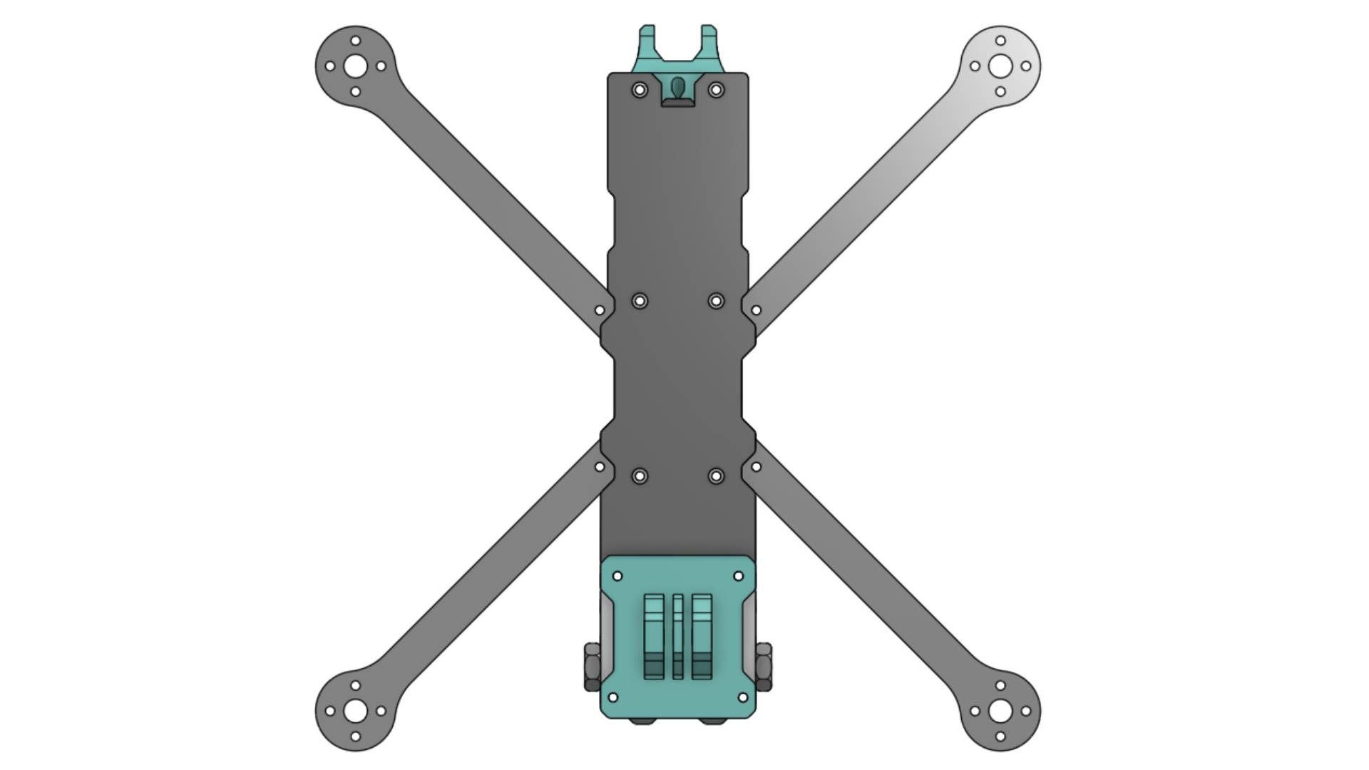 Freestyle FPV Drone Frame 3D - TurboSquid 2400473