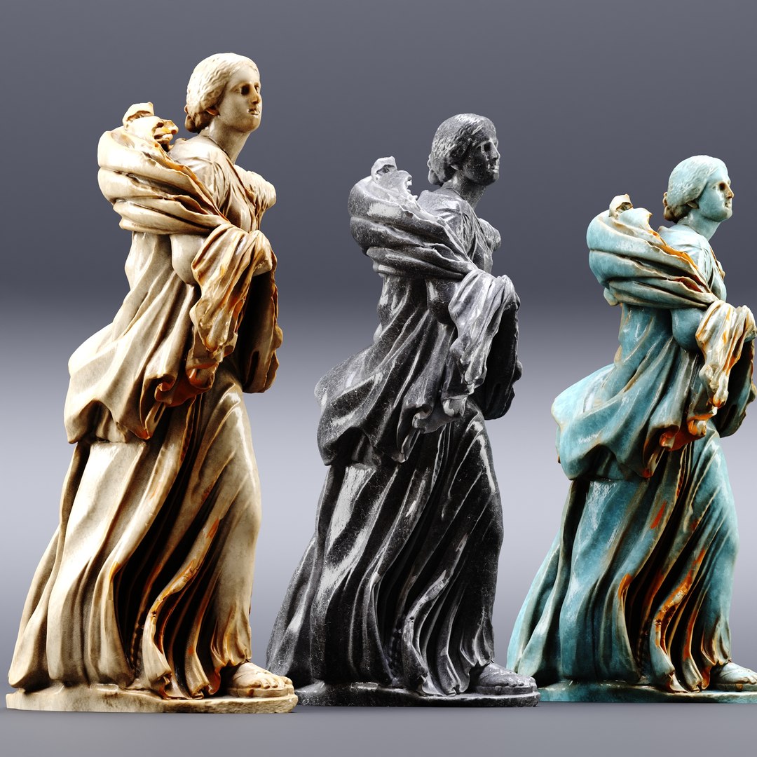 Athena Sculpture Model - TurboSquid 2256215