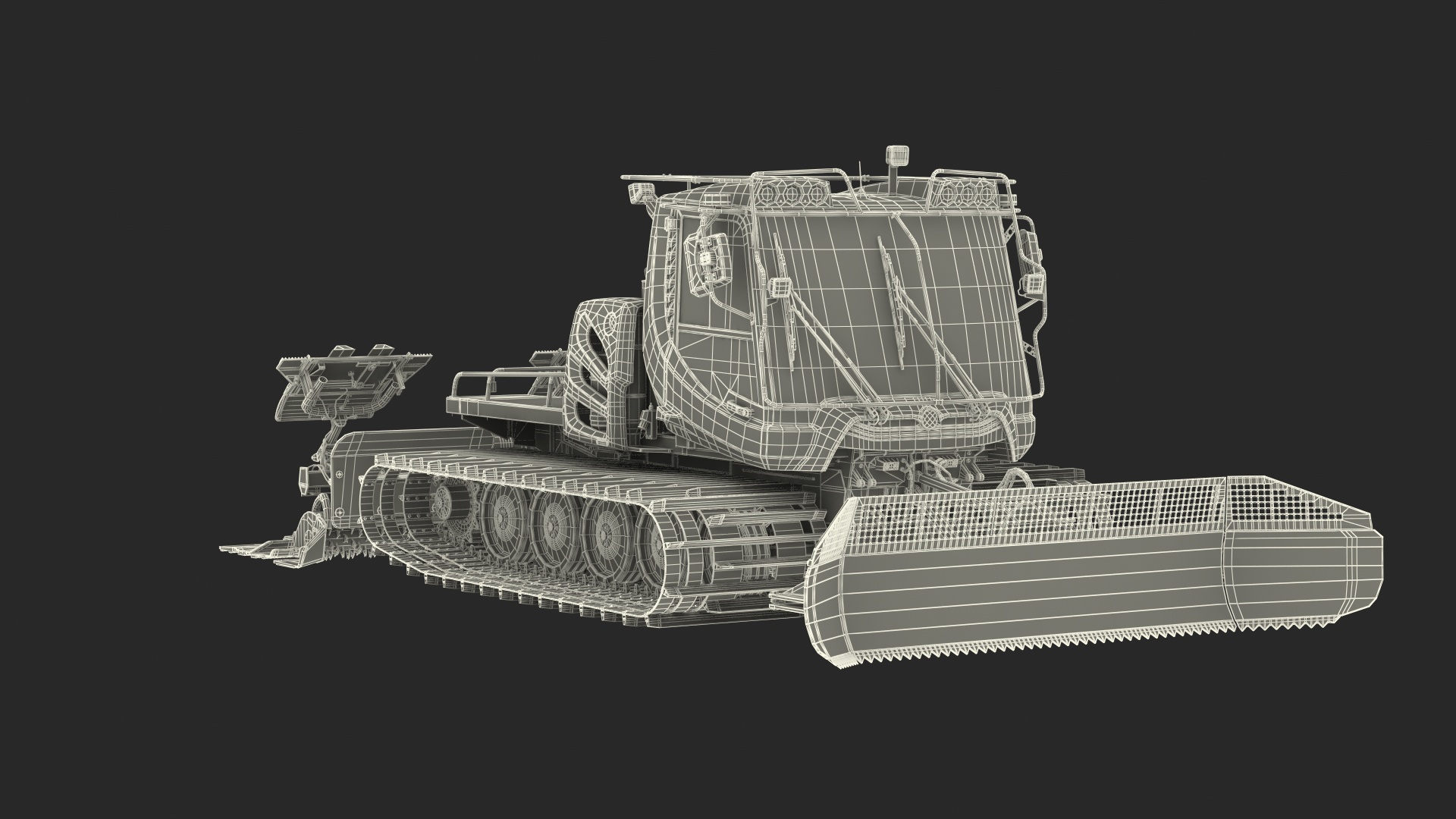 Snowcat Snowplow Snow Generic 3D Model - TurboSquid 1524560