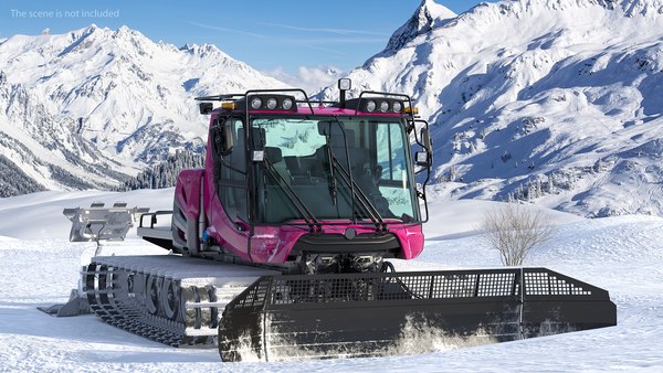 Snowcat snowplow snow generic 3D model - TurboSquid 1524560