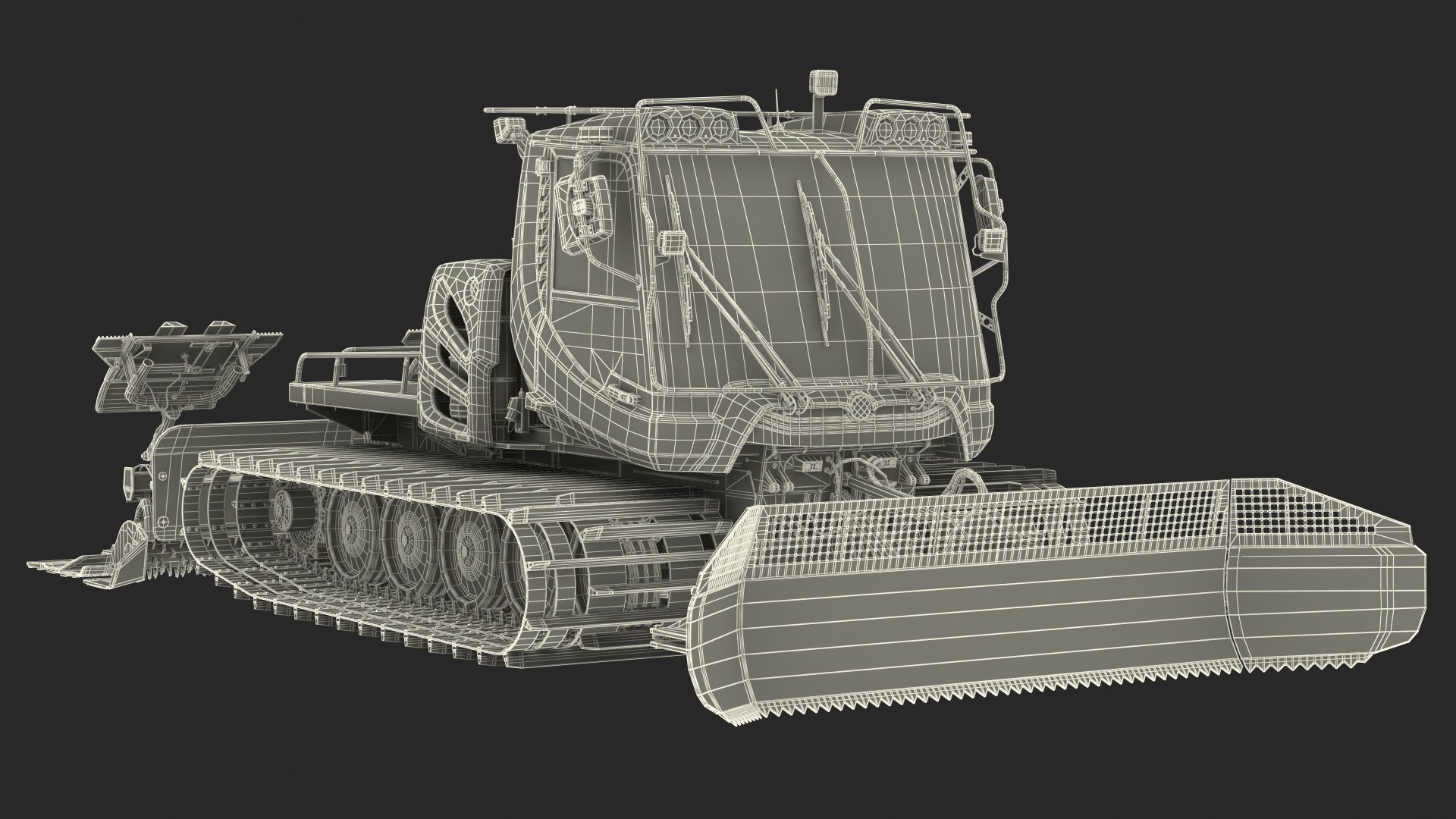 Snowcat Snowplow Snow Generic 3D Model - TurboSquid 1524560