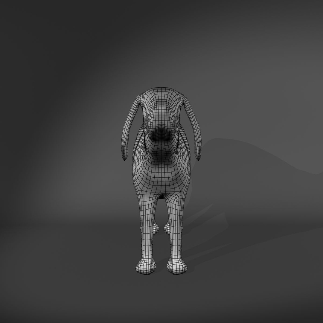 3d Model Hound Dog
