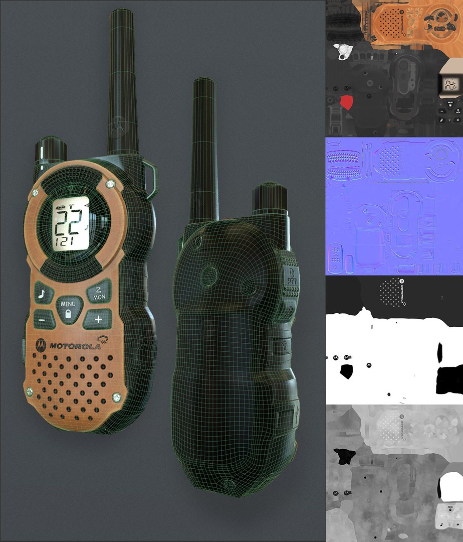 3d motorola walkie talkie model