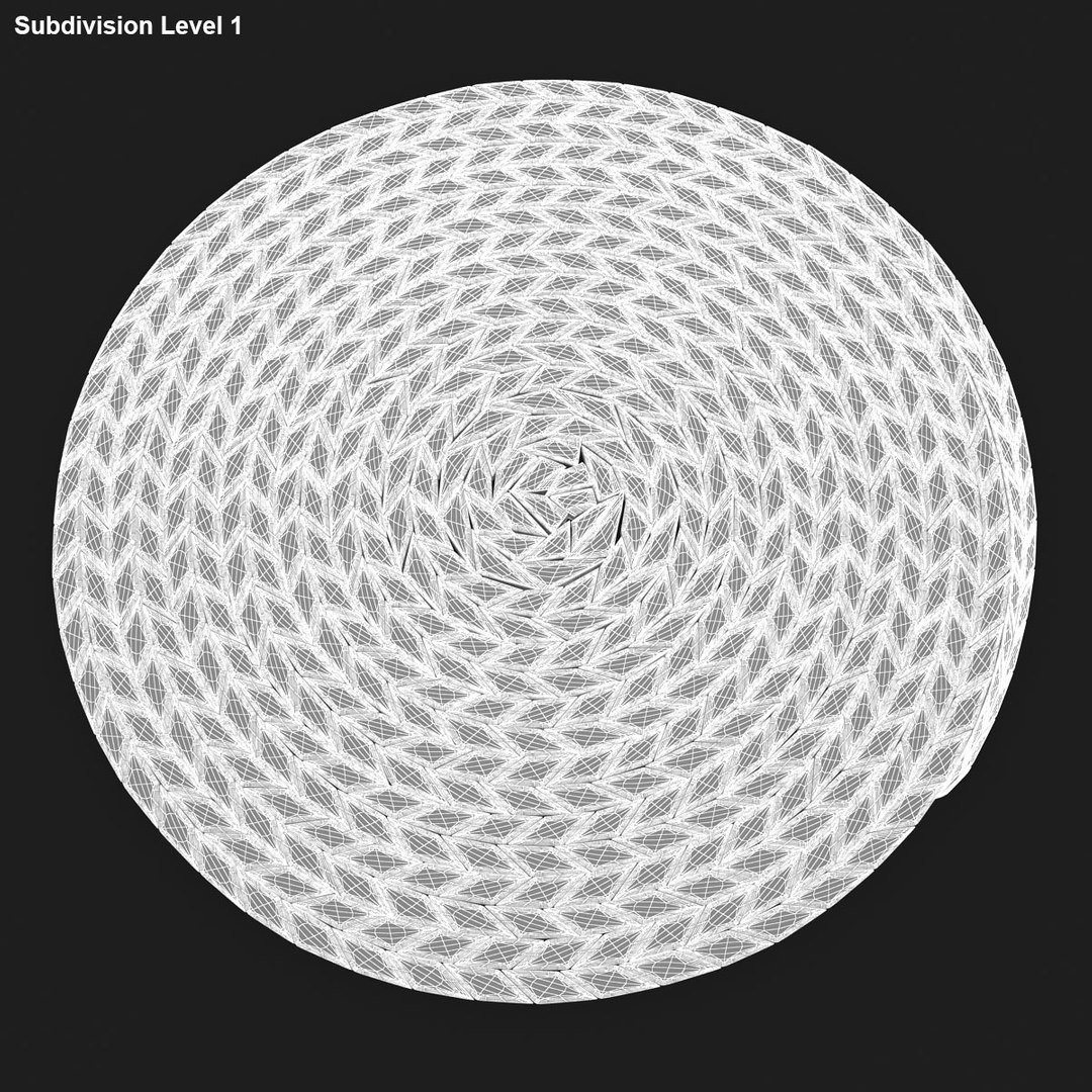 Placemat 2 3D Model - TurboSquid 1229010