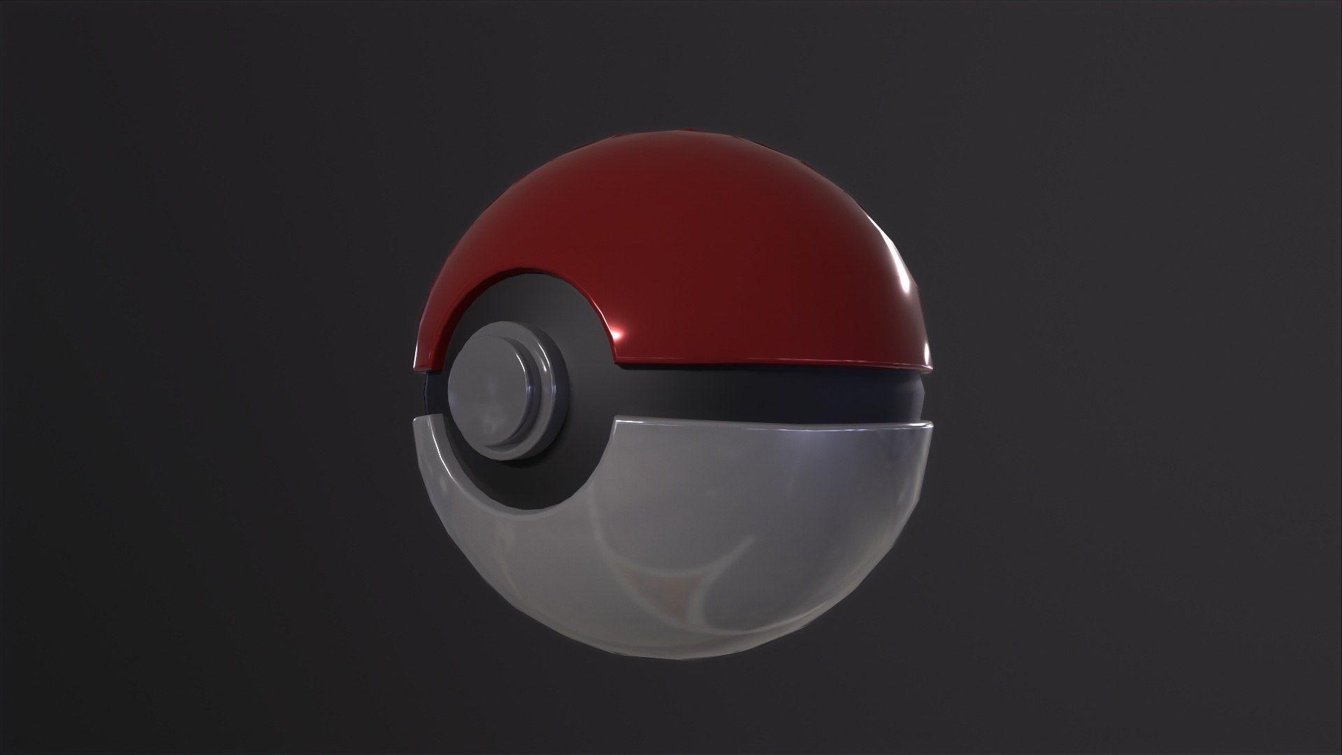 Realistic Pokeball 3D Model - TurboSquid 2094524