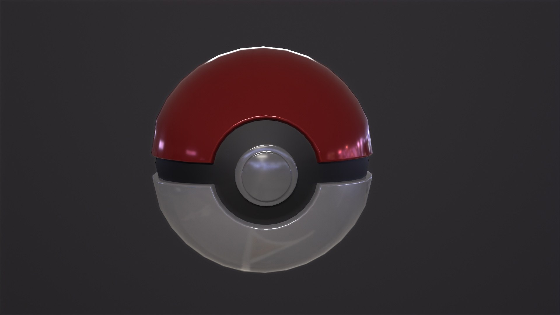 Realistic Pokeball 3D Model - TurboSquid 2094524