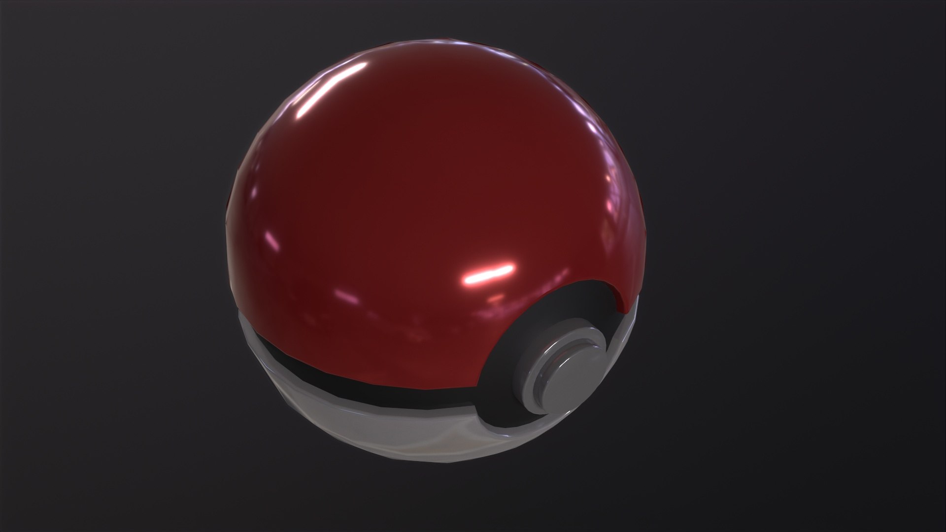 Realistic Pokeball 3D Model - TurboSquid 2094524