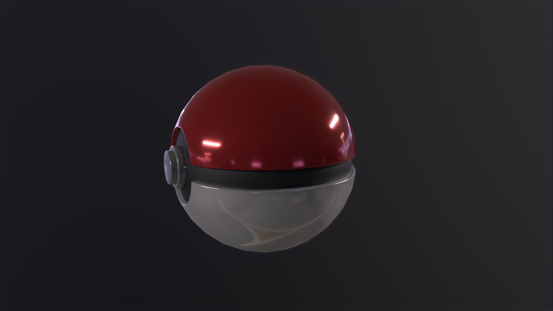 Realistic Pokeball 3D Model - TurboSquid 2094524