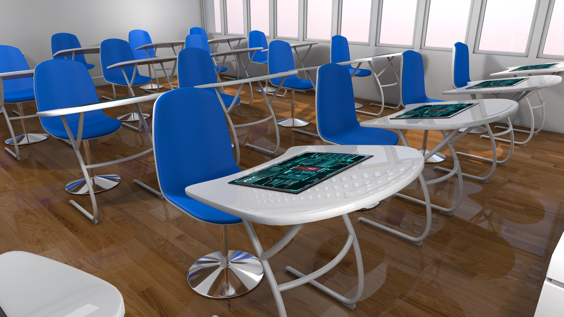 3D Classroom - TurboSquid 1839163