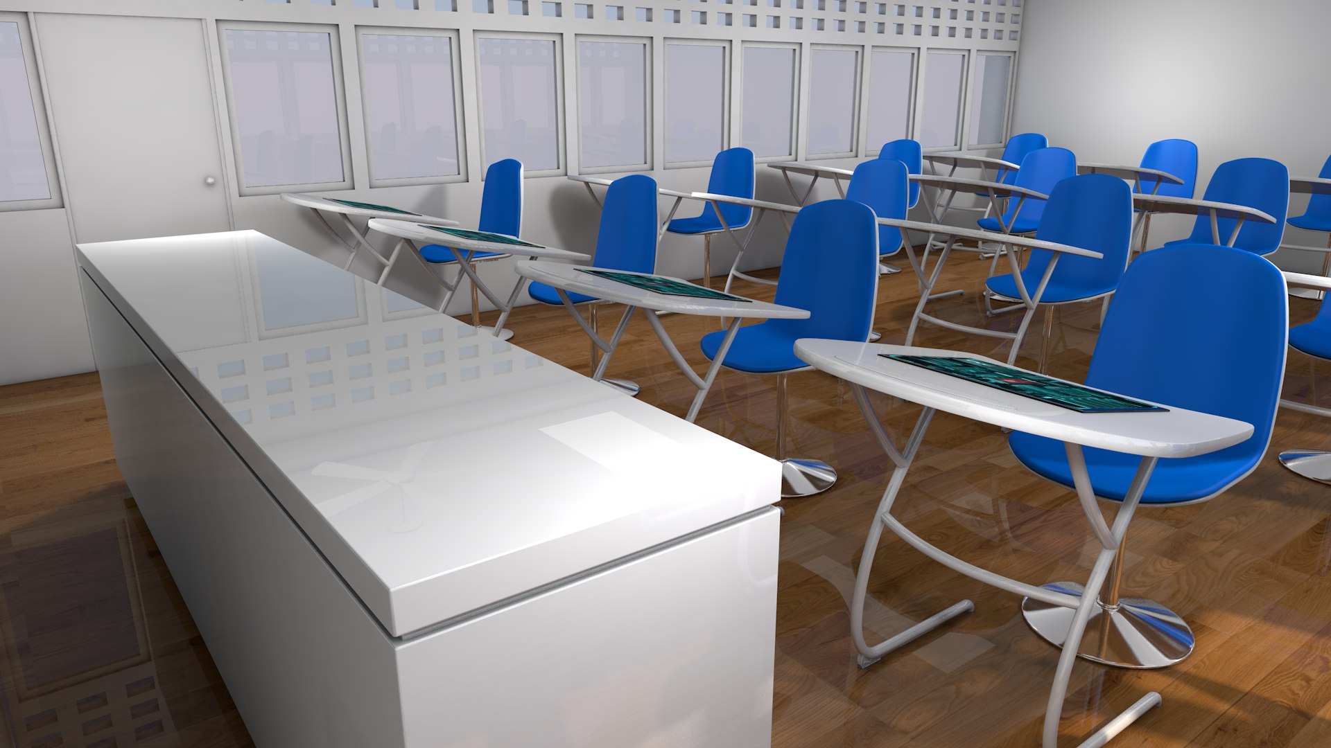 3D Classroom - TurboSquid 1839163