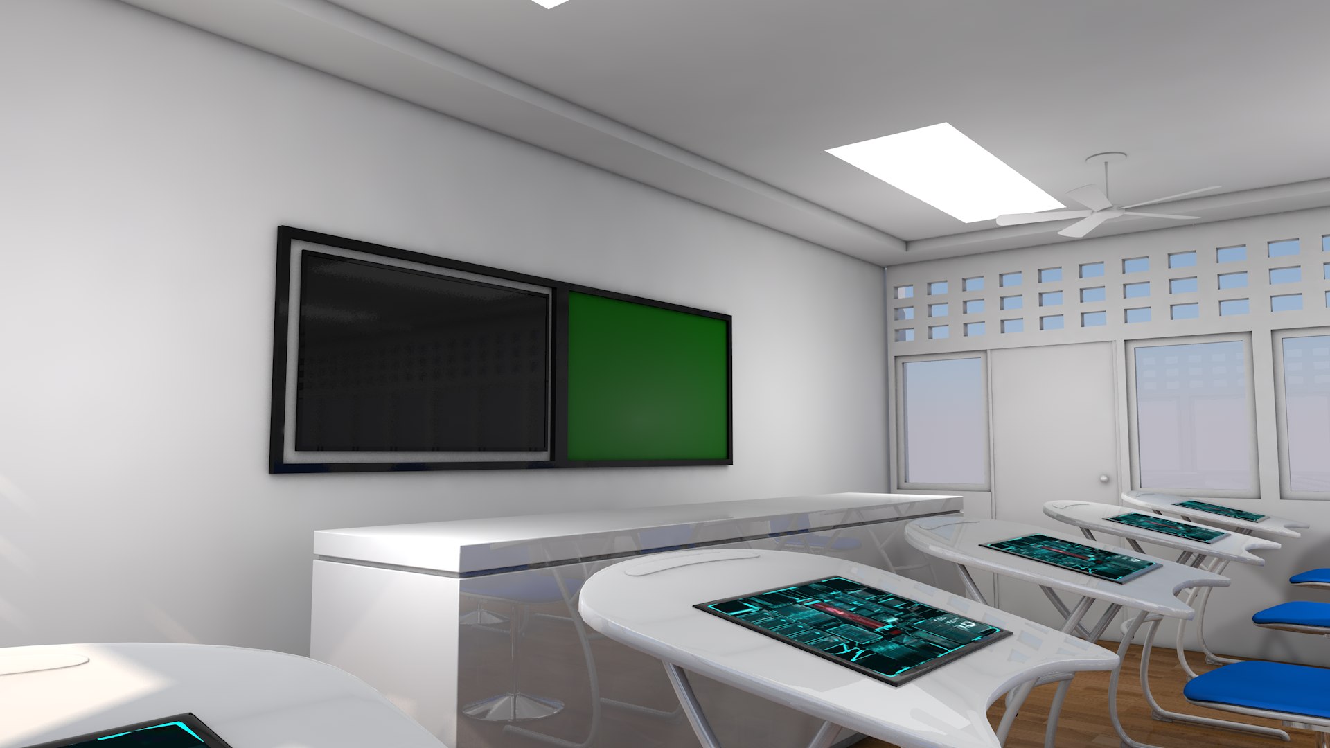 3D Classroom - TurboSquid 1839163