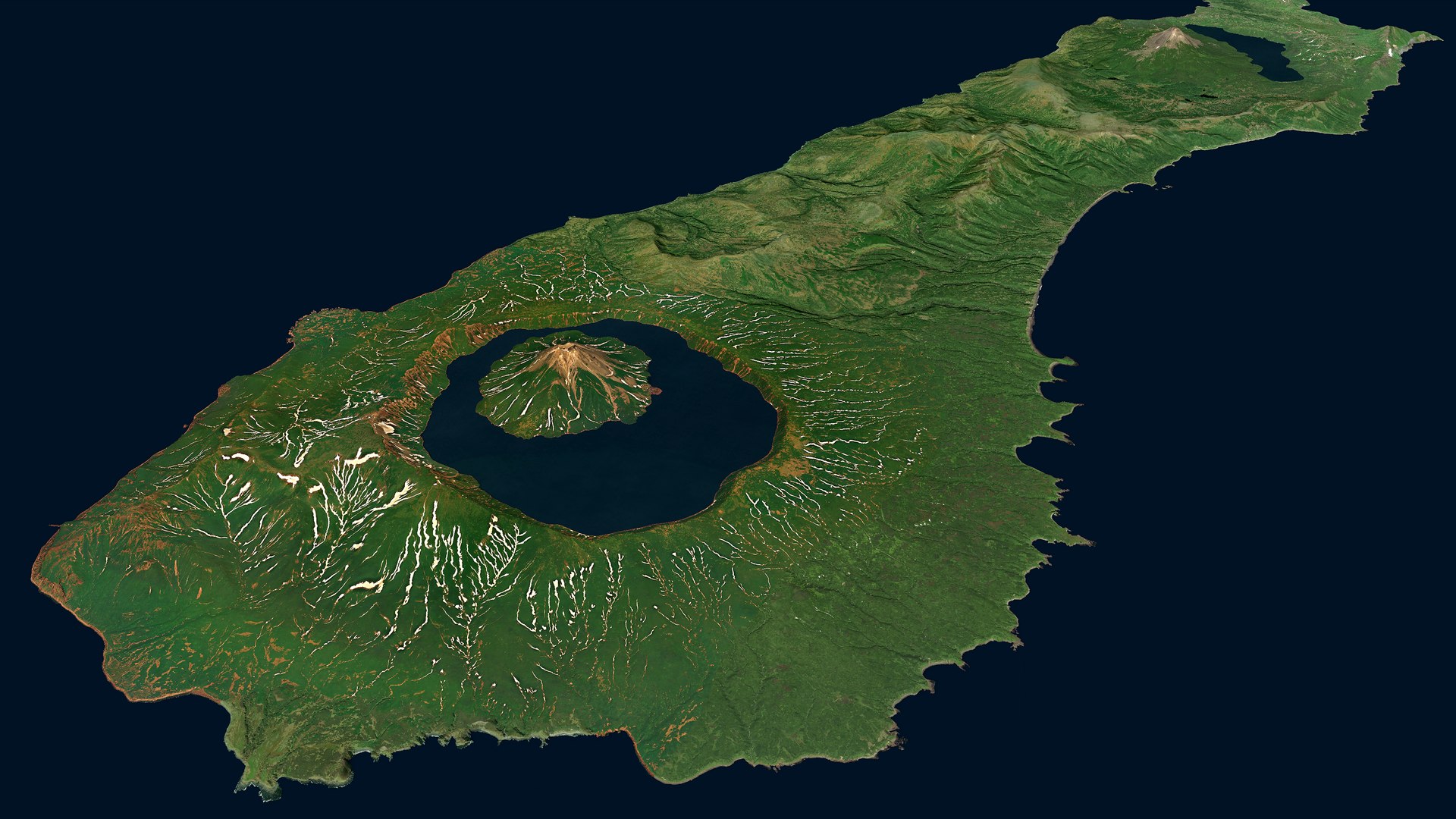 3D Onekotan Island Kuril Archipelago Russia - TurboSquid 2128223