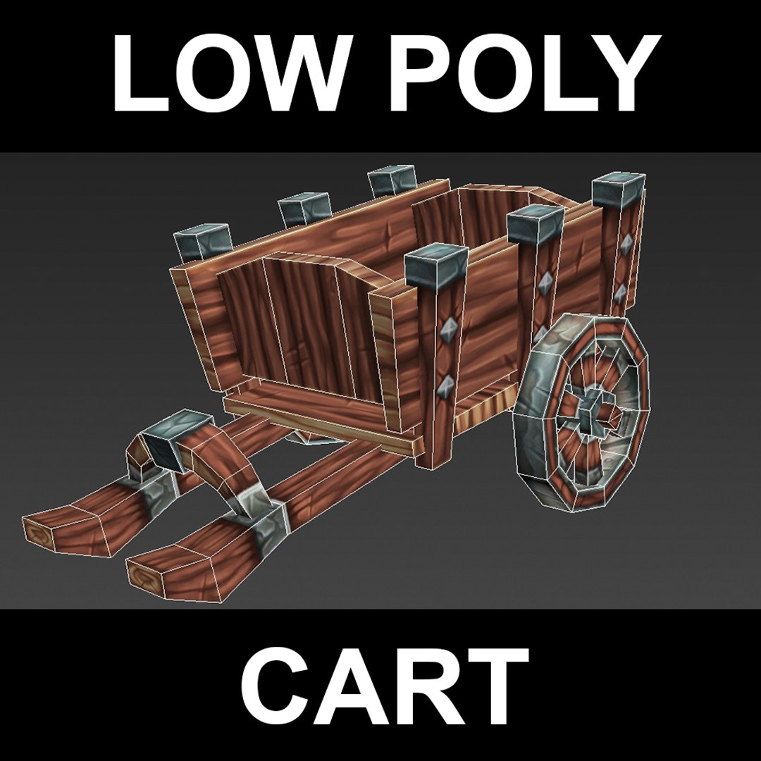 3d model of cart
