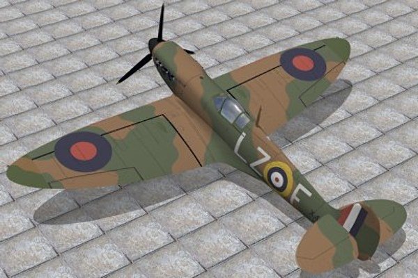 supermarine spitfire 3d 3ds