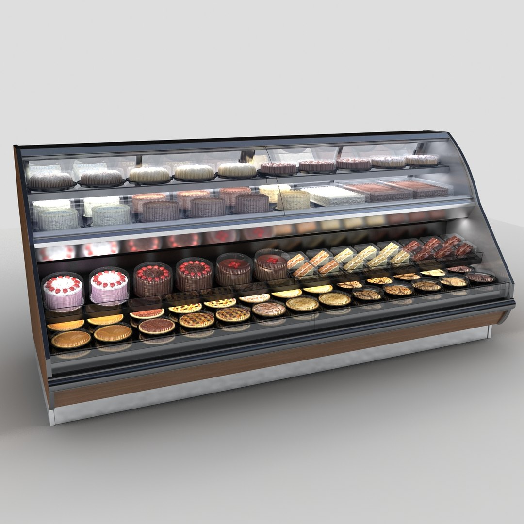 Bakery Case 3d 3ds