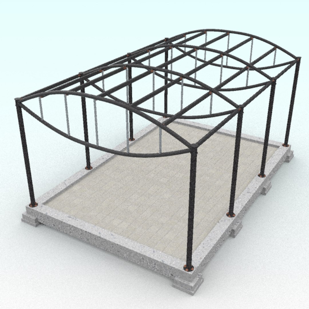 3D Model Cable-stayed Beam Structure - TurboSquid 2059908