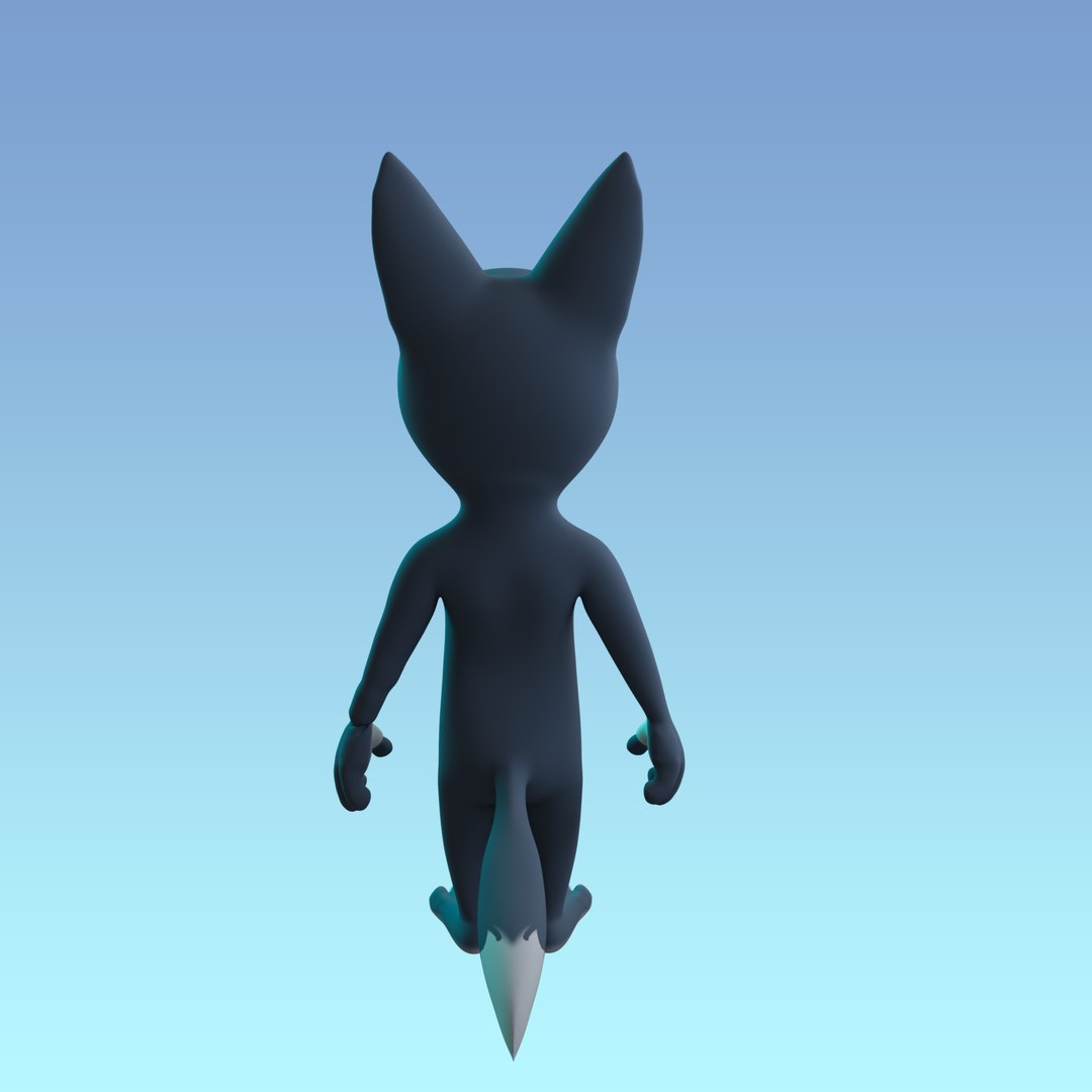 Stylized Young Wolf Rigged 3D Model - TurboSquid 2012483