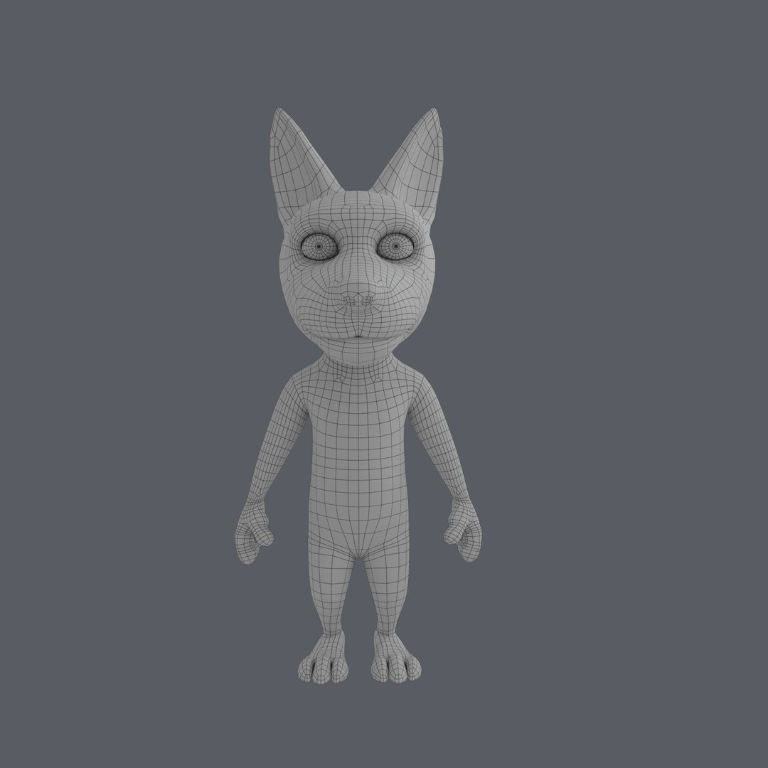 Stylized Young Wolf Rigged 3D Model - TurboSquid 2012483